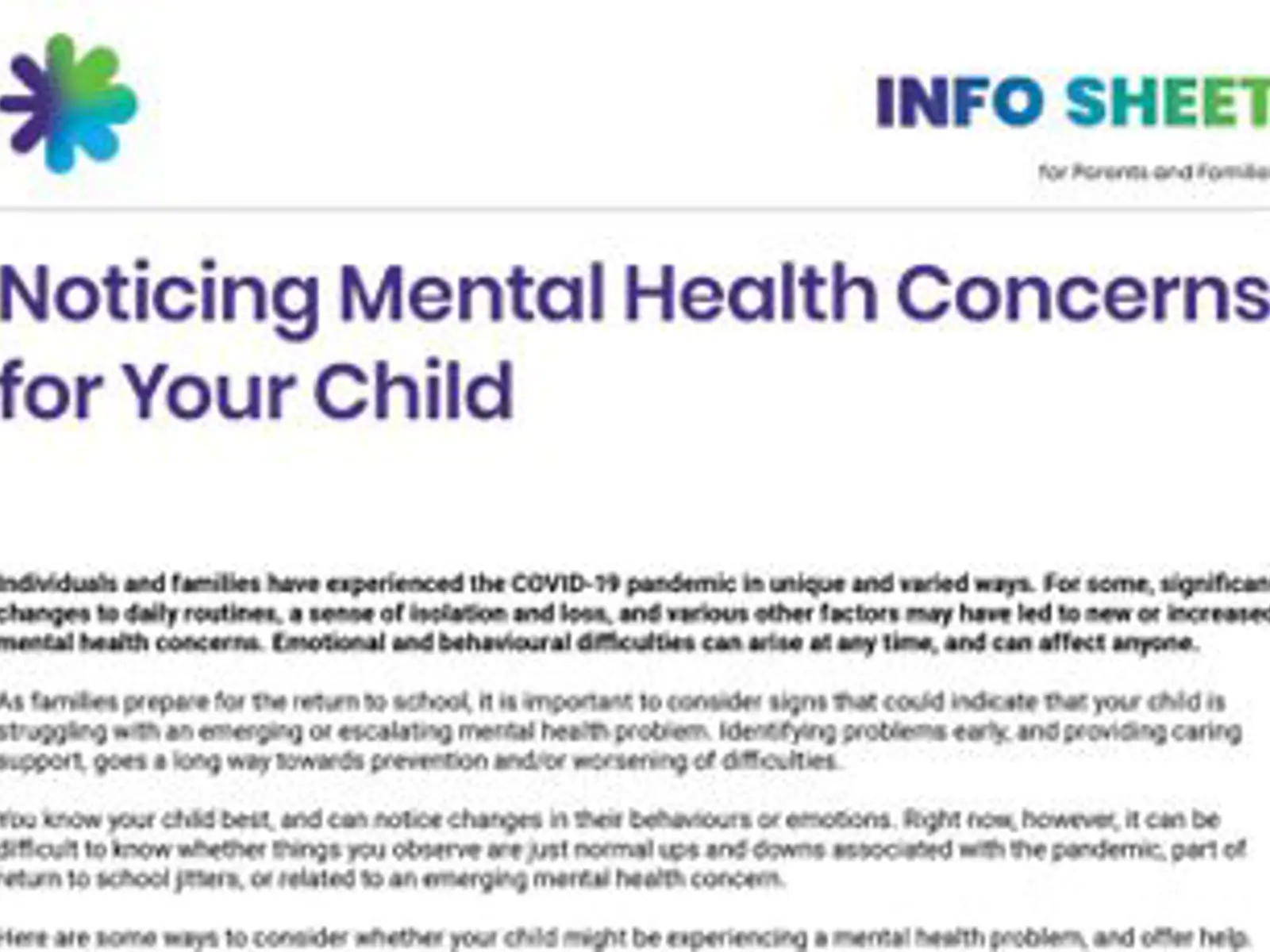 Mental Health and Well-Being | Courtice Intermediate School | Kawartha ...